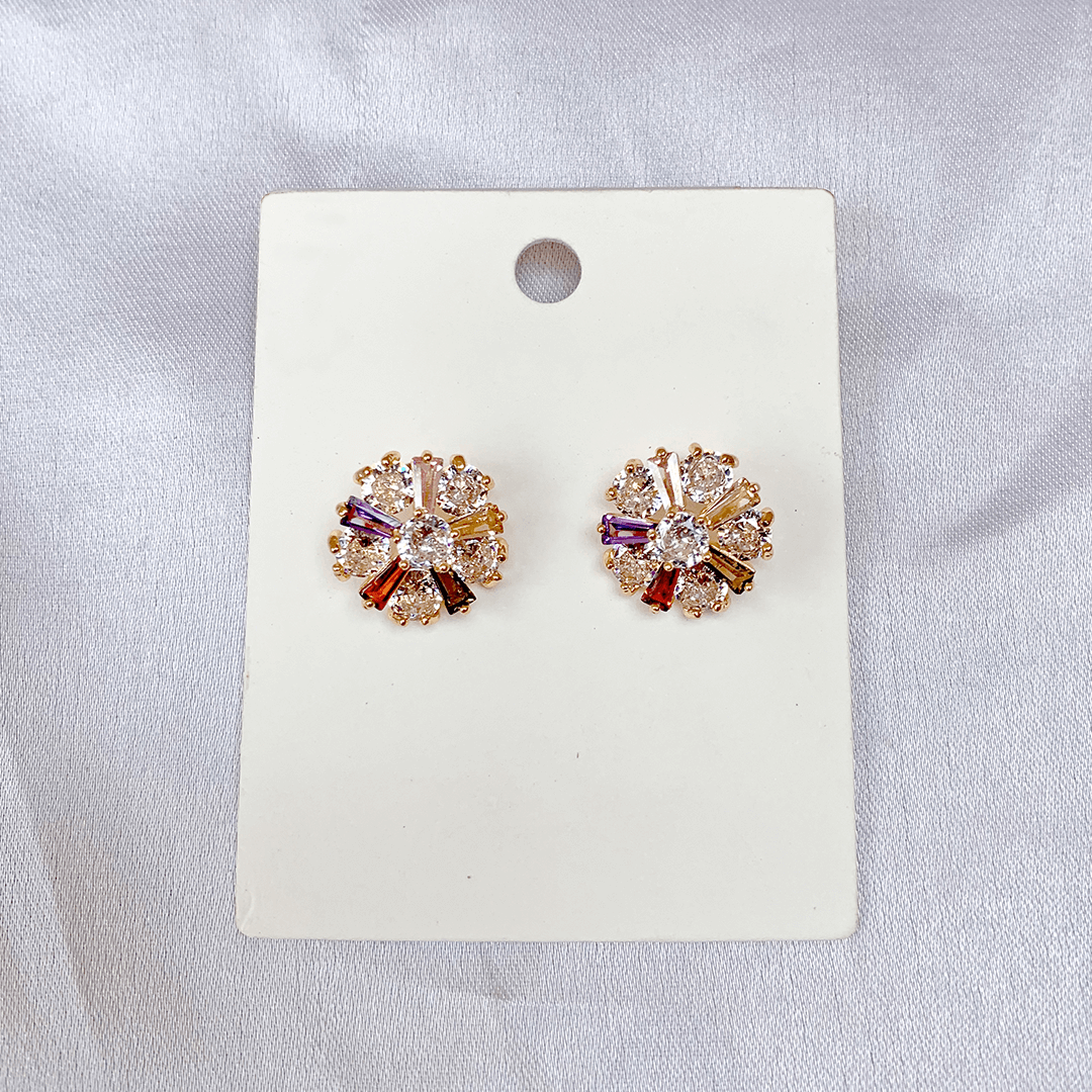 Multi-Color Flower Earrings – JTSelect